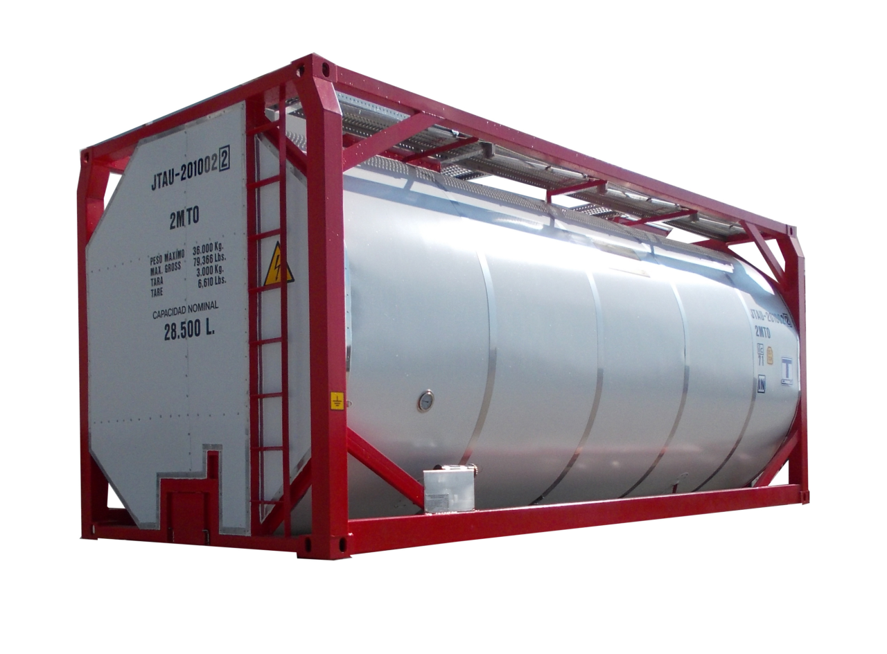 Multitank - 20' Tank container for food stuffs (wine, juices...)